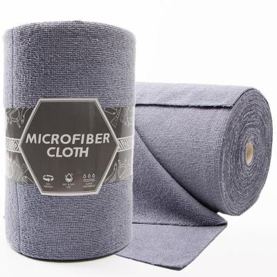 China Tear-Off Disposable Microfiber Cloth Roll and 25x25cm or 30x30cm Pieces with Customizable Size for sale
