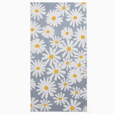 China GOTS Certified Organic Pima Cotton Beach Towel - Chemical-Free Sustainable 600 GSM Pool Towel with Natural Sand-Resistance for Eco-Conscious Families & Sensitive Skin for sale