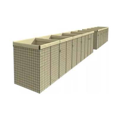 China Defensive Barrier Gabions Wall Wire Mesh Fence Basket Square Hole Constructieontwerp Te koop