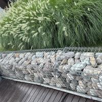 China Welded Gabion Wire Mesh Stone Cage Retaining Wall with Customizable Welding Pattern for sale