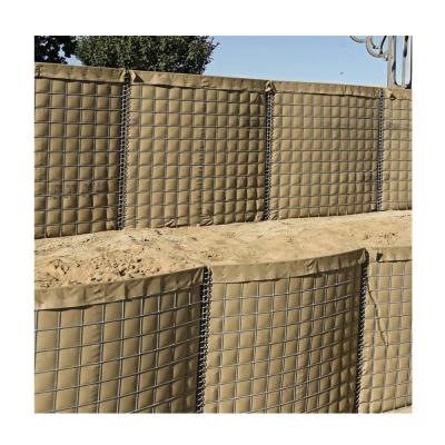 China Defensive Barrier met een vierkante gatvorm met een gemakkelijk te monteren kenmerk en een zandmuurbarrière Te koop