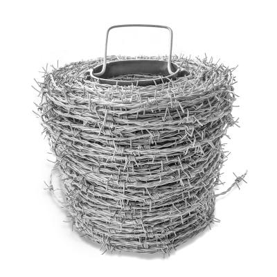 Cina Lungozza della corda a doppio filo galvanizzata a lama spinata 20m/25m/30m/50m/rollo in vendita