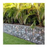 China Punching Processed Galvanized Welded Mesh Gabion Basket for Retaining Wall Construction for sale