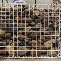 China Galvanized Welded Gabion Box Wire Mesh Stone Baskets for Retaining Wall Construction for sale