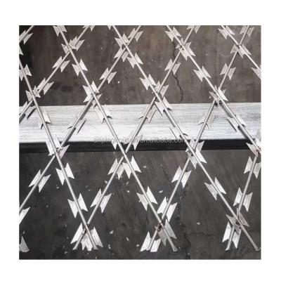 Cina Filato spinato galvanizzato a doppio filo 1.6-3.2 mm Diametro del filo in 20m/25m/30m/50m/rollo in vendita