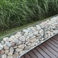 China Decorative Retaining Wall Galvanized Welded Mesh Gabion Box with Hexagonal Hole Shape for sale