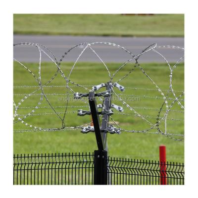 Cina Fence di filo spinato di filo spinato di Concertina saldata anti arrampicata in vendita