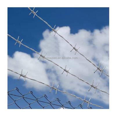 Cina Fence di sicurezza accessibile filo spinato con diametro del filo da 1,6-3,2 mm e due fili di torsione in vendita