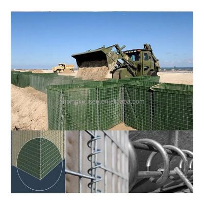 Cina Green Geotextile Square Hole Emergency Bunker Blast Wall per le prestazioni di difesa in vendita