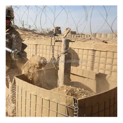 Cina Muro di sostegno di emergenza Bunker Barriera Galleggiata Mesh Gabion per sacchetto di sabbia di difesa in vendita
