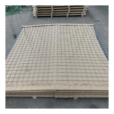 Cina Bagno di barriera difensiva a buco quadrato Barriera muraria di sabbia maglia saldata in vendita