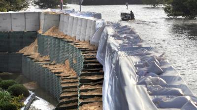 China Verwerkingsdienst Lassen gegalvaniseerde beschermende barrières voor overstromingsbeschermingsmuur Te koop