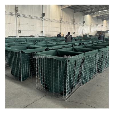 Cina 4.0mm-5.0mm Galvanizzata Barriera difensiva recuperabile Barriera muraria Barriera bastione piccola Barriera in vendita