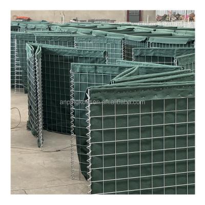 China Beschermingsmuur Eco Bastion Barrier Gespannen Gabion Box Explosiebestendige defensieve barrière Te koop