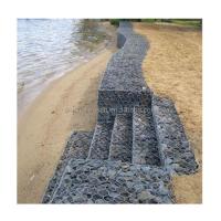 China Galvanized Gabion Wire Mesh Box 60x80mm Aperture PVC Coating Hexagonal Shape for sale