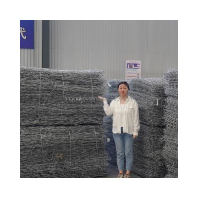 Cina Cage di muro in pietra galvanizzata in gabione a maglia tessuta per decorazioni di giardini e pareti di sostegno in vendita