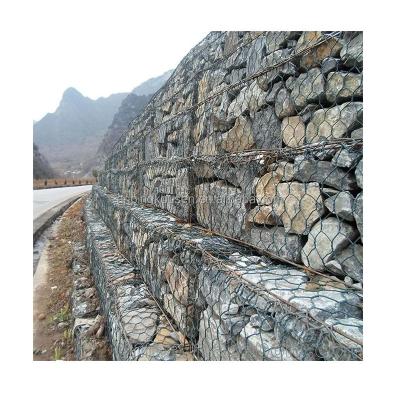 Cina Dimensioni personalizzate Galvanizzato PVC Rivestito Gabion Corsa di rete di filo di ferro per il servizio di taglio in vendita