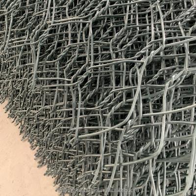 Cina Caselle di maglia galvanizzata di filo di gabione per costruzioni fluviali e pareti di sostegno in vendita