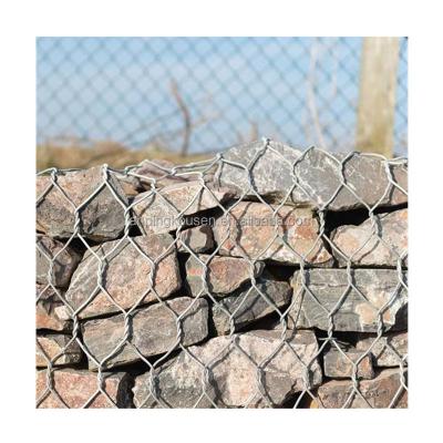 Cina 2.7mm Galvanizzato Tissuto Gabion Mesh Per Decorazione Giardino E Muro di sostegno in vendita
