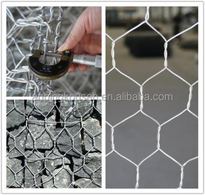 Cina Protezione marino e marino Galvanizzato 2x1x1m Gabion Wall Basket Mattress Cage 60x80mm in vendita