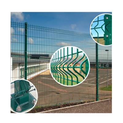 Cina Fence moderna e elegante Pvc rivestito con rete di filo 3D triangolare triangolare in vendita