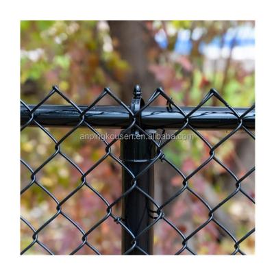 China 25*25mm Tamanho Aberto Diamant Galvanizado Chain Link Wire Mesh Cercas para campos de beisebol à venda
