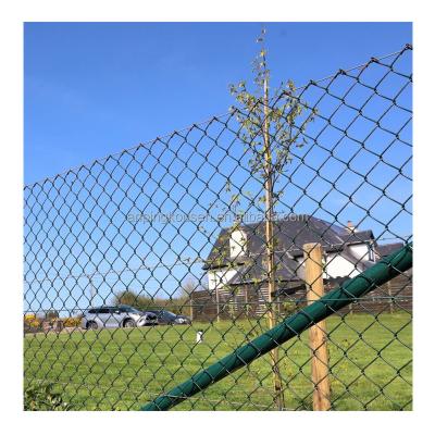 Cina Ciclone Wire Mesh Galvanized Chainlink Recinzione con filo di acciaio a basso tenore di carbonio a prezzi accessibili in vendita