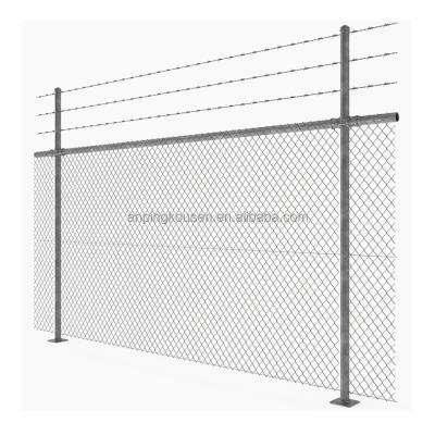 Cina Moderna e elegante recinzione a catena di legame a rombo rivestita in PVC con opzioni personalizzate in vendita