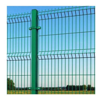 Cina Gardening Security 3D Curved Iron Wire Mesh Fence con palo a forma di pesco e facile installazione in vendita