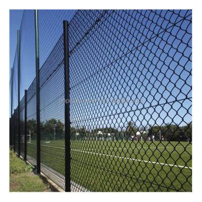 Cina Green Color Stadium Chain Link Fence Cyclone Wire Mesh Parco giochi Fence in acciaio in vendita