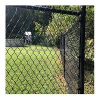 Quality Steel Fencing PVC Coated Black Chain Link Mesh for Heavy-Duty Security and for sale