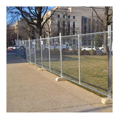 Cina Fence temporanea galvanizzata a caldo con apertura a maglia di 100 mm x 300 mm in vendita