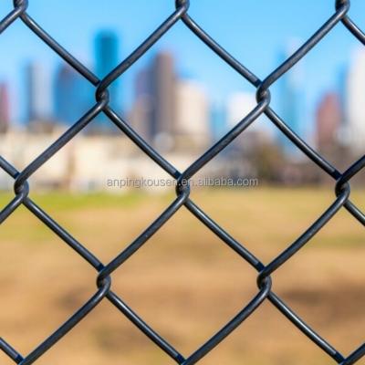 China angepasster Zyklondrahtzaun Diamantdrahtnetzplatte Galvanisierter Industrie-Kette-Verbindungszaun zu verkaufen