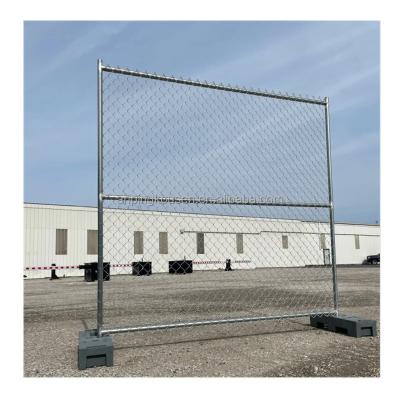 China 6x12 gegalvaniseerde keten schakel tijdelijke hek panelen voor Amerika Tuin hek staal Te koop