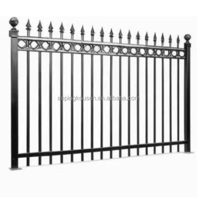 Cina 25x25mm Piquette Metalliche Recinzione di giardino americano Recinzione di sicurezza Galvanizzata Recinzione di ferro in vendita