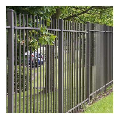 China Quadro de metal de segurança de trabalho pesado galvanizado 6ft x 8ft Flat Top Corten Picket Steel à venda
