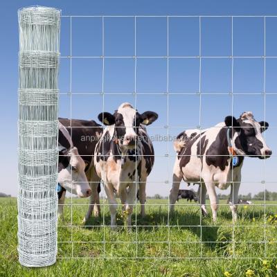 Cina 0.8-2.4m Altezza Galvanizzato Fissato Nodo Campo Recinzione per Animali Prato Recinzione di Sicurezza in vendita
