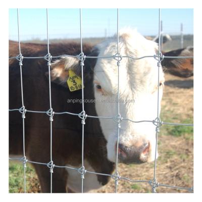 Cina 0.8-2.4m Altezza Galvanizzato Fissato Nodo Campo Recinzione per Animali Prato Recinzione di Sicurezza in vendita