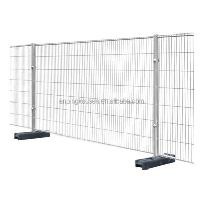China Galvanizado 6x12 Chain Link Cercas temporárias para cercas temporárias Tratados termicamente amarelo à venda