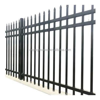 China 2.1x2.4m Panelgrootte Hoog beveiligd gesmeed ijzeren hek voor villa ramen en leuning Te koop