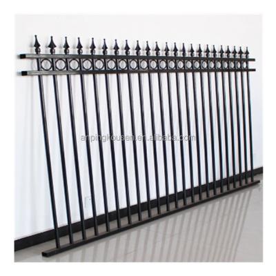 China 2.1x2.4m Panelgrootte Hoog beveiligd gesmeed ijzeren hek voor villa ramen en leuning Te koop