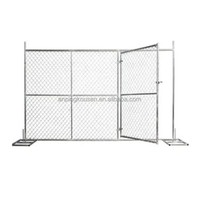 Китай Желтый 6x10' 6x12' цепной ссылки временные панели ограждения для Америки легко собираются продается