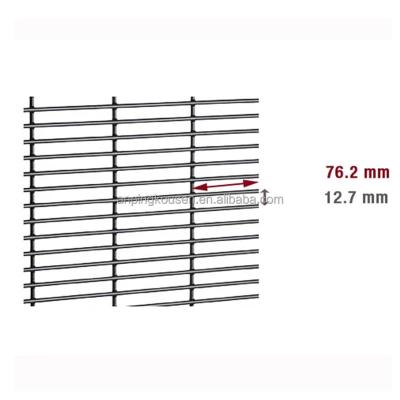 Cina Trattamento termico 358 Anti Climb High Security Wire Mesh Fence con filo di acciaio a basso tenore di carbonio in vendita