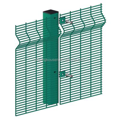 Cina Cornice metallica 3d Curve PVC Garden Fence per una moderna e elegante protezione anti-arrampicata in vendita