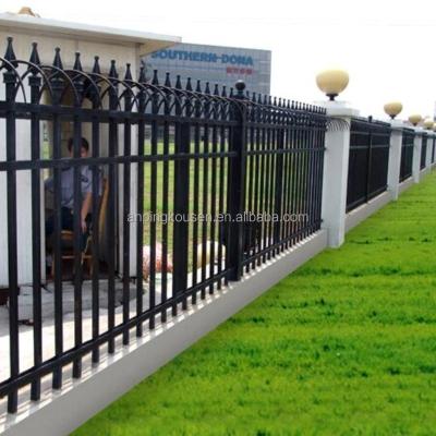 Cina Recinzioni da giardino in metallo nero da 6x8 piedi Prezzi con acciaio galvanizzato e bulloni dadi in vendita