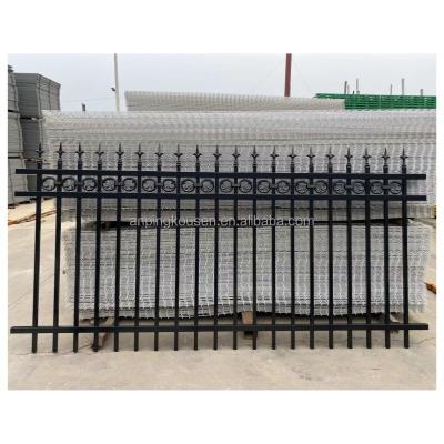 Cina Recinzioni da giardino in metallo nero da 6x8 piedi Prezzi con acciaio galvanizzato e bulloni dadi in vendita