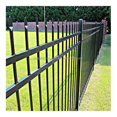 Cina Recinzioni da giardino in metallo nero da 6x8 piedi Prezzi con acciaio galvanizzato e bulloni dadi in vendita
