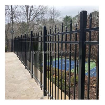 Cina Recinzioni da giardino in metallo nero da 6x8 piedi Prezzi con acciaio galvanizzato e bulloni dadi in vendita
