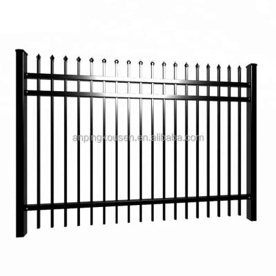 Cina Recinzione in ferro battuto in acciaio galvanizzato decorativo con finitura rivestita in polvere a caldo in vendita