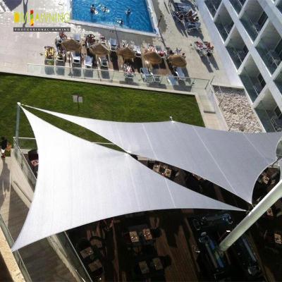 China Courtyard Swimming Pool Sun Sail Outdoor Sunshade Sails for sale